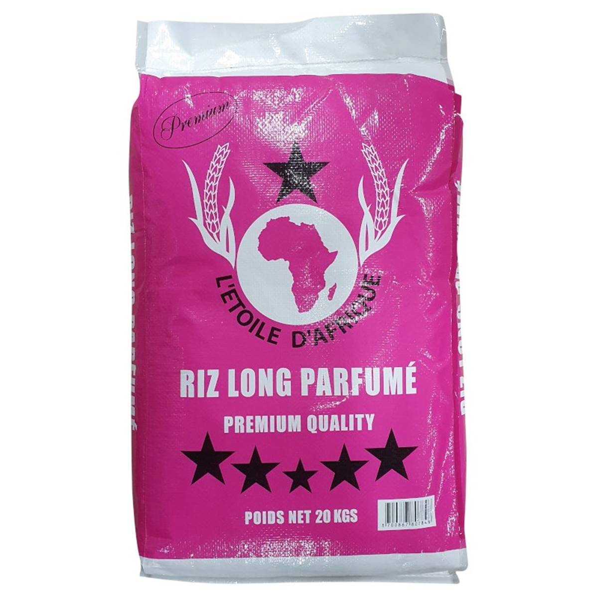 Riz long parfume étoile Afrique 20kg - Panierexpress.fr