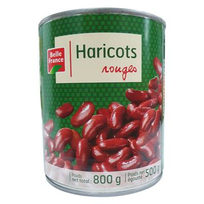 Vente en gros Haricots rouges Belle France | Carton de 12 x 800g ...