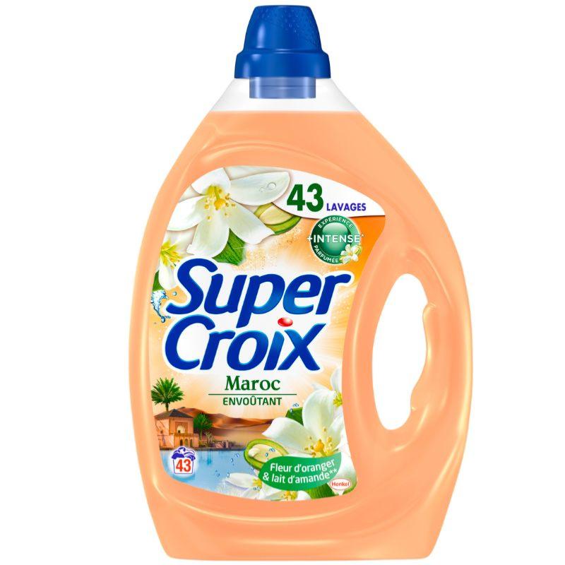 Vente en gros Lessive liquide Super Croix 43 lavages Maroc | Carton de ...