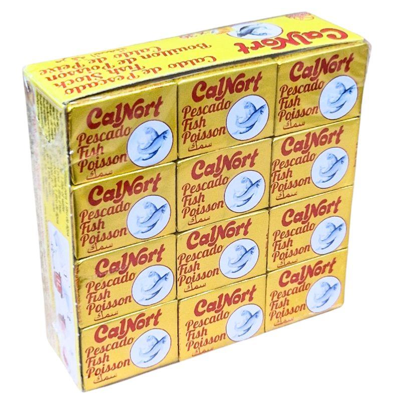 Vente en gros Bouillon Calnort cube display poisson | Carton de 32 x 36 ...