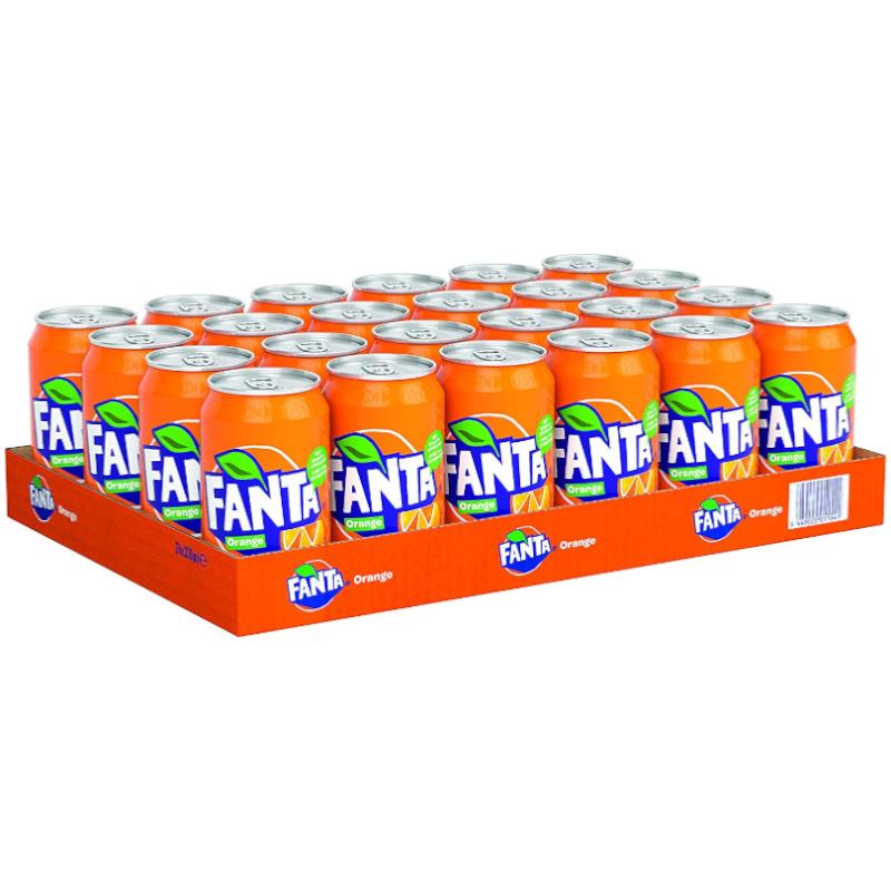 Vente en gros Fanta orange | Carton de 24 x 33cl - Panierexpresspro.fr