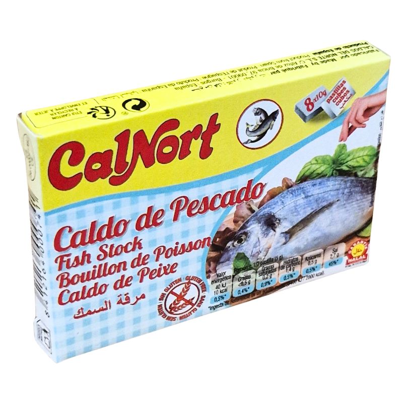 Vente en gros Bouillon Calnort poisson Tablette halal | Carton de 24 x ...