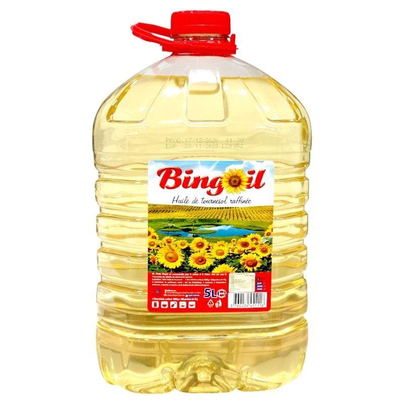 Vente en gros Huile de tournesol bingoil | Carton de 3 x 5l ...