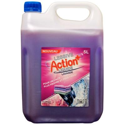 Vente en gros Lessive liquide Action+ Lavande | Carton de 3 x 5l ...