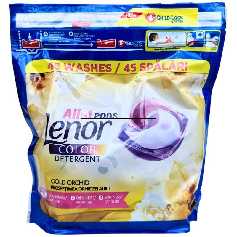 Vente en gros Lenor color 45 capsules lessive pods 2 x 1129g ...