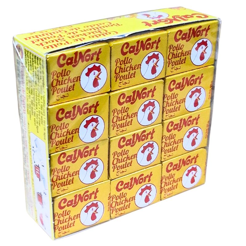 Vente en gros Bouillon Calnort cube display poulet | Carton de 32 x 36 ...