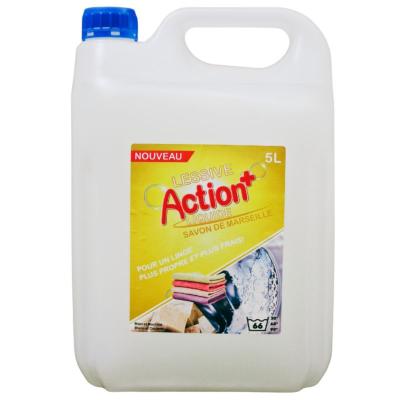 Vente en gros Lessive liquide Action+ Savon de Marseille | Carton de 3 ...