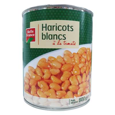Vente en gros Haricot tomate Belle France | Carton de 12 x 800g ...