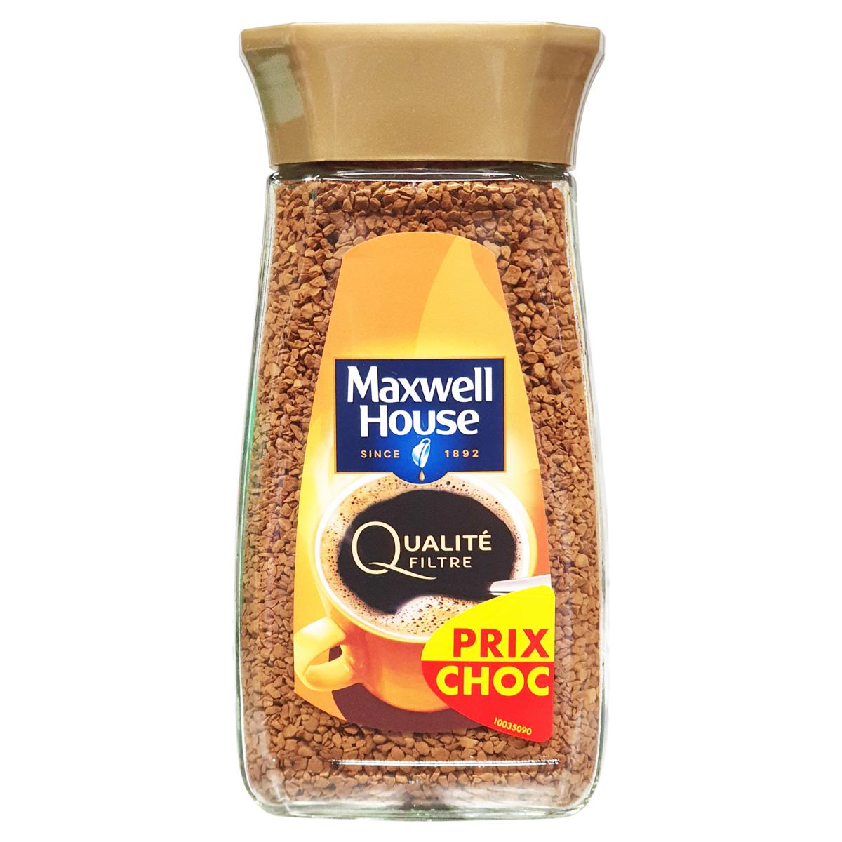 Maxwell house café soluble Qualité filtre 200g
